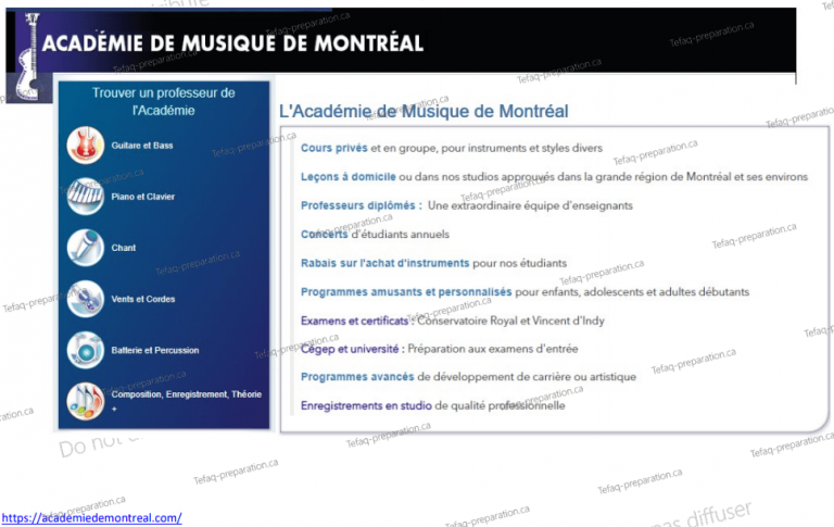TEFAQ test samples | French tutor (B2) - Tefaq preparation