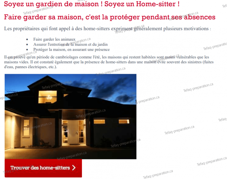 TEFAQ test samples | French tutor (B2) - Tefaq preparation