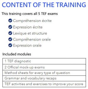 TEFAQ test online (Self-training) | Tefaq preparation